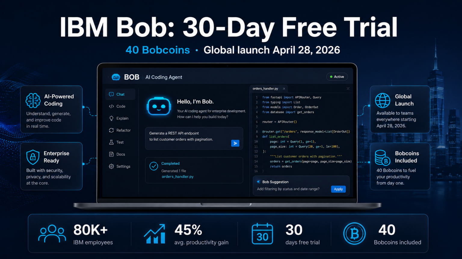 IBM Bob Free Trial: 30 Days Free for the AI Coding Agent Built for ...